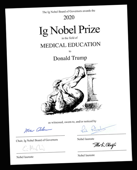 Ig Nobel 2020 – dziennik niecodzienny czyli krótko o…